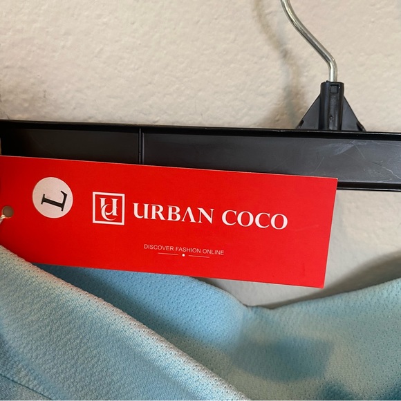 Urban Coco | Skirts | Urban Coco Large Blue Mini Skirt Nwt | Poshmark
